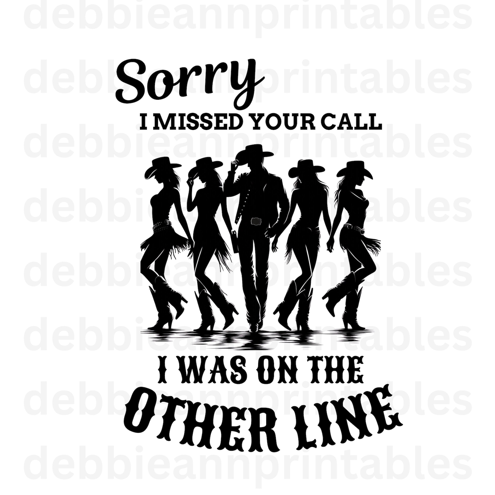 Line Dance Png, Funny Line Dance Png, Line Dancing T-shirt Graphic Png ...