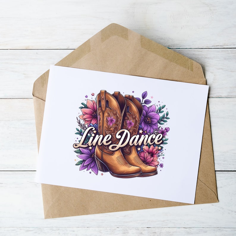 Line Dance PNG File, Line Dancer Png, Western Design, Cowgirl Boots ...