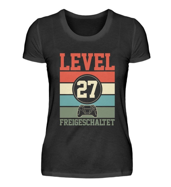 Level 27 Unlocked 27th Birthday Gamer Gaming Women's - Etsy