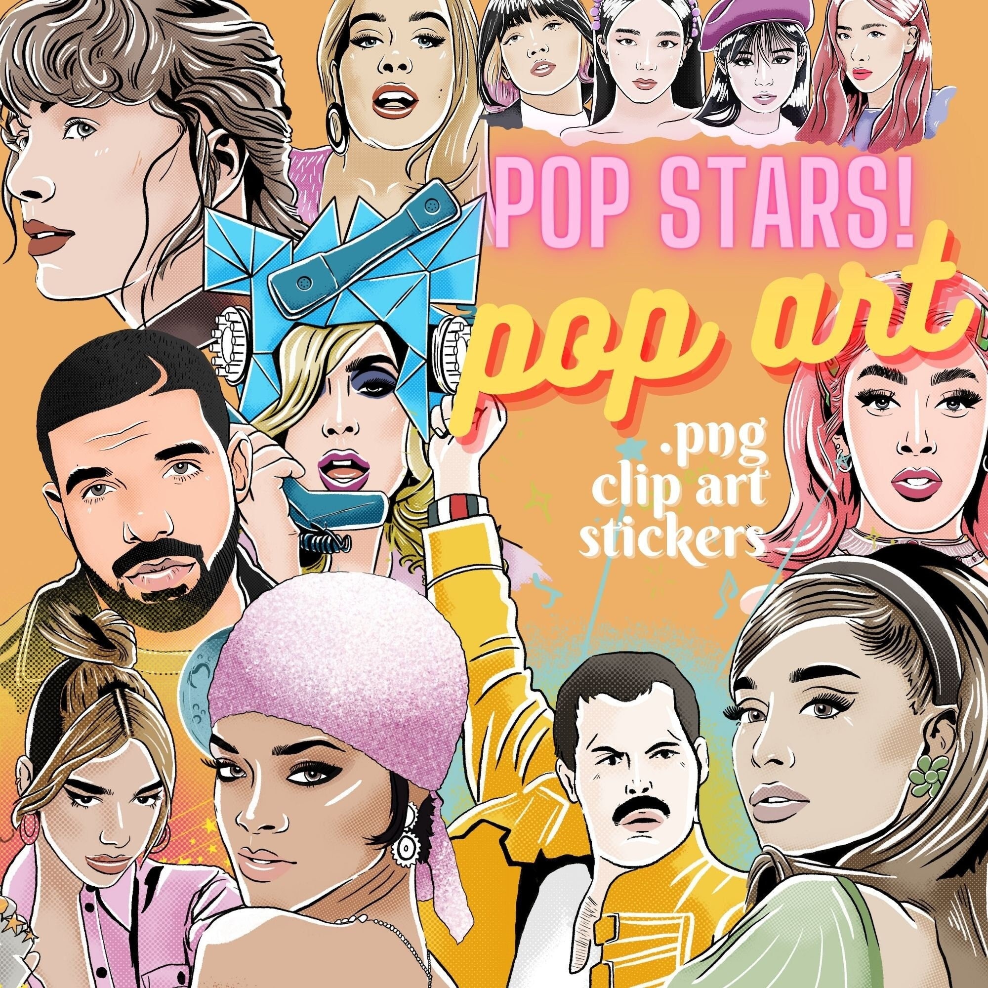 Pop Star Clipart