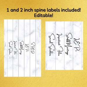 Editable Marble Binder Covers & Spines | Printable | Teacher Binders ...