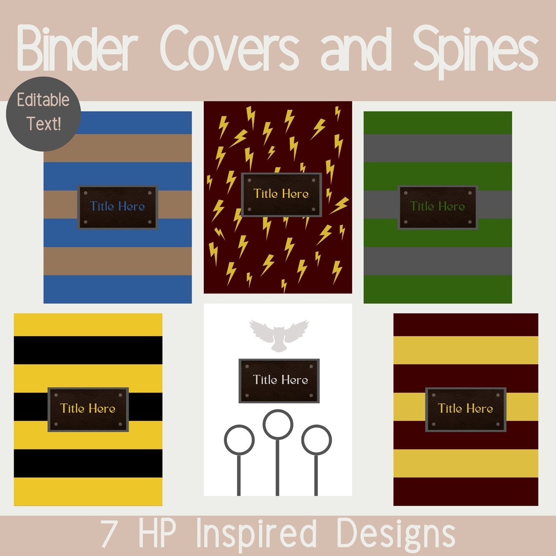 Editable Binder Covers & Spines | Printable | Teacher Binders | Binder ...