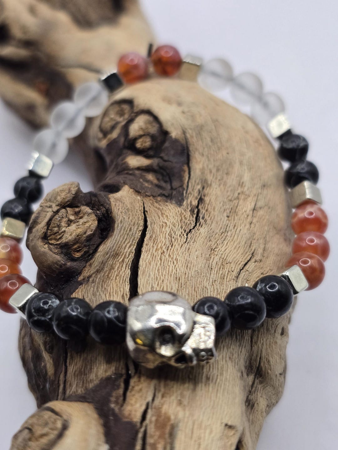 Limited Edition Shadowflame Talisman Fire Agate Selenite Black Agate ...