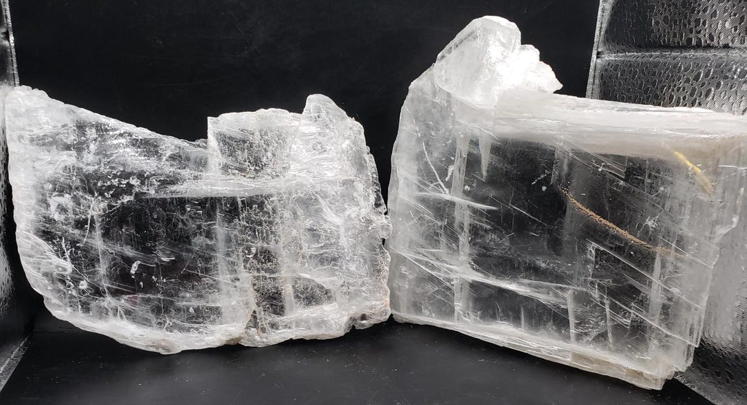 One (1) Gorgeous Utah Selenite Slab Decorative Piece Mental Clarity ...