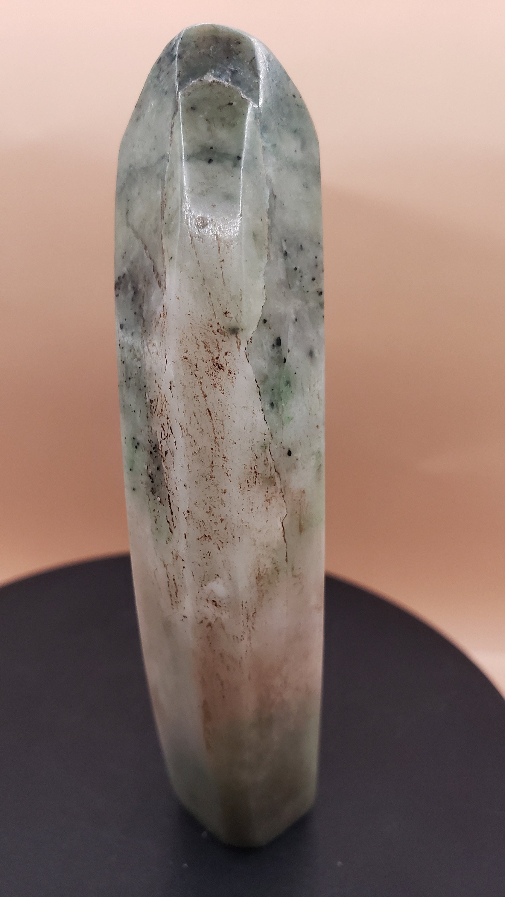 4.41" Tall Green Moonstone Freeform Crystal Home Decoration Feminine ...