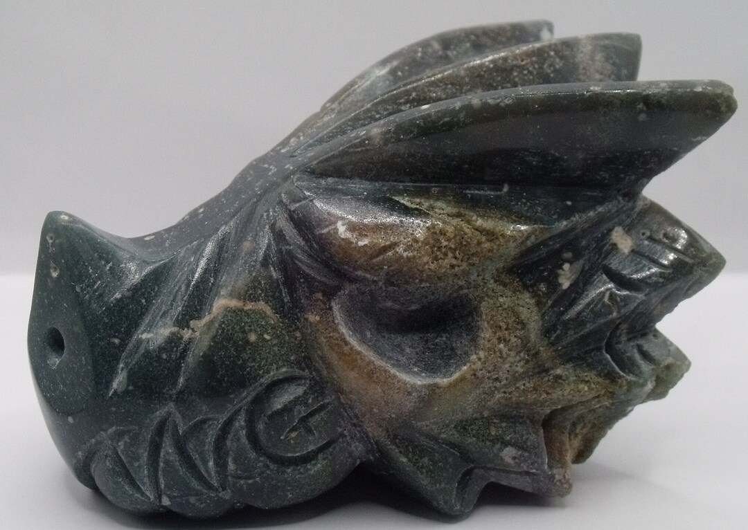 Fantasy Carving Crystal Dragon Head Grape Agate First Home Housewarming ...