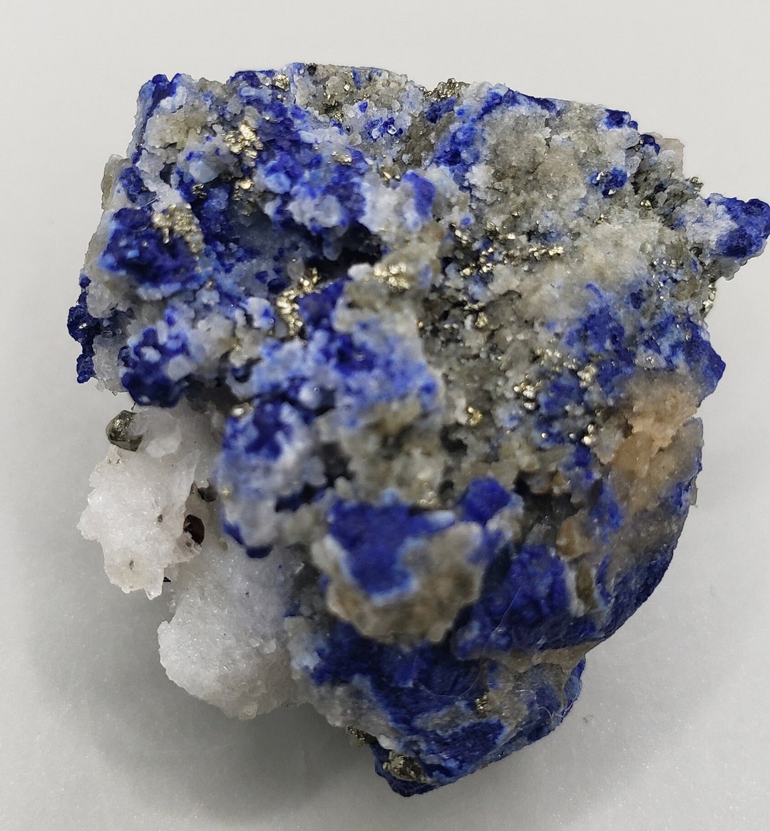 1.06 Tall Gorgeous Raw Lapis Lazuli Specimen With Pyrite Crystal ...