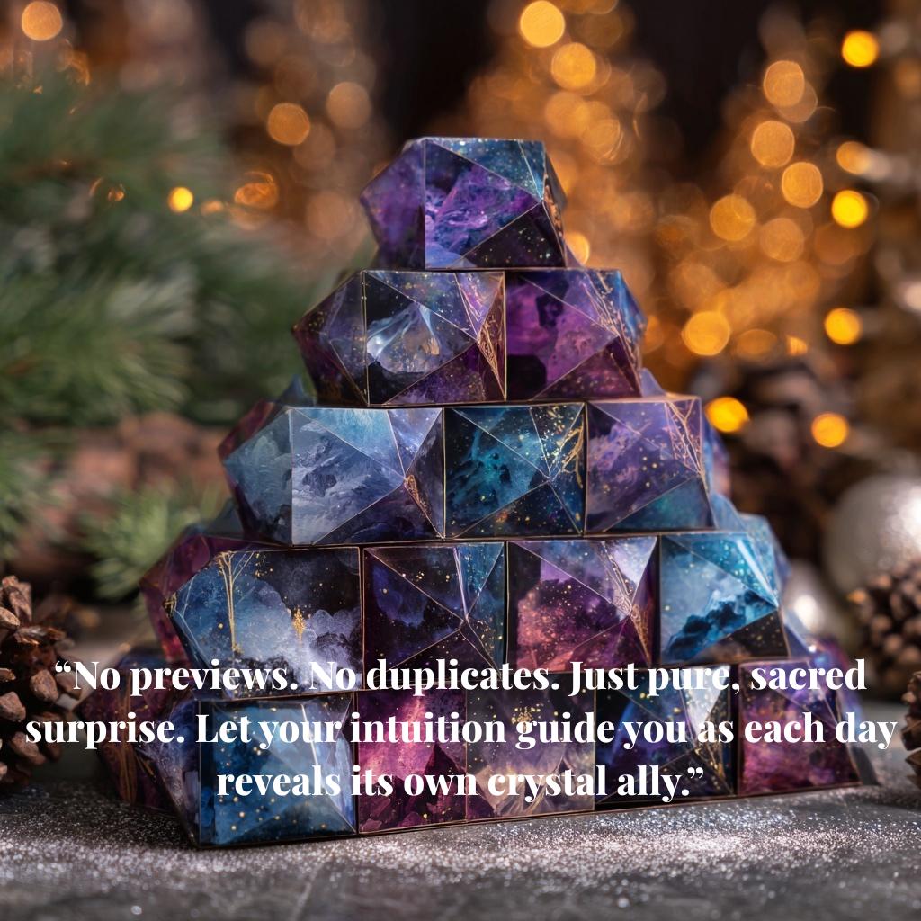 Mystery Crystal Advent Calendar – 24 Days of Holiday Magic Limited 2025 ...