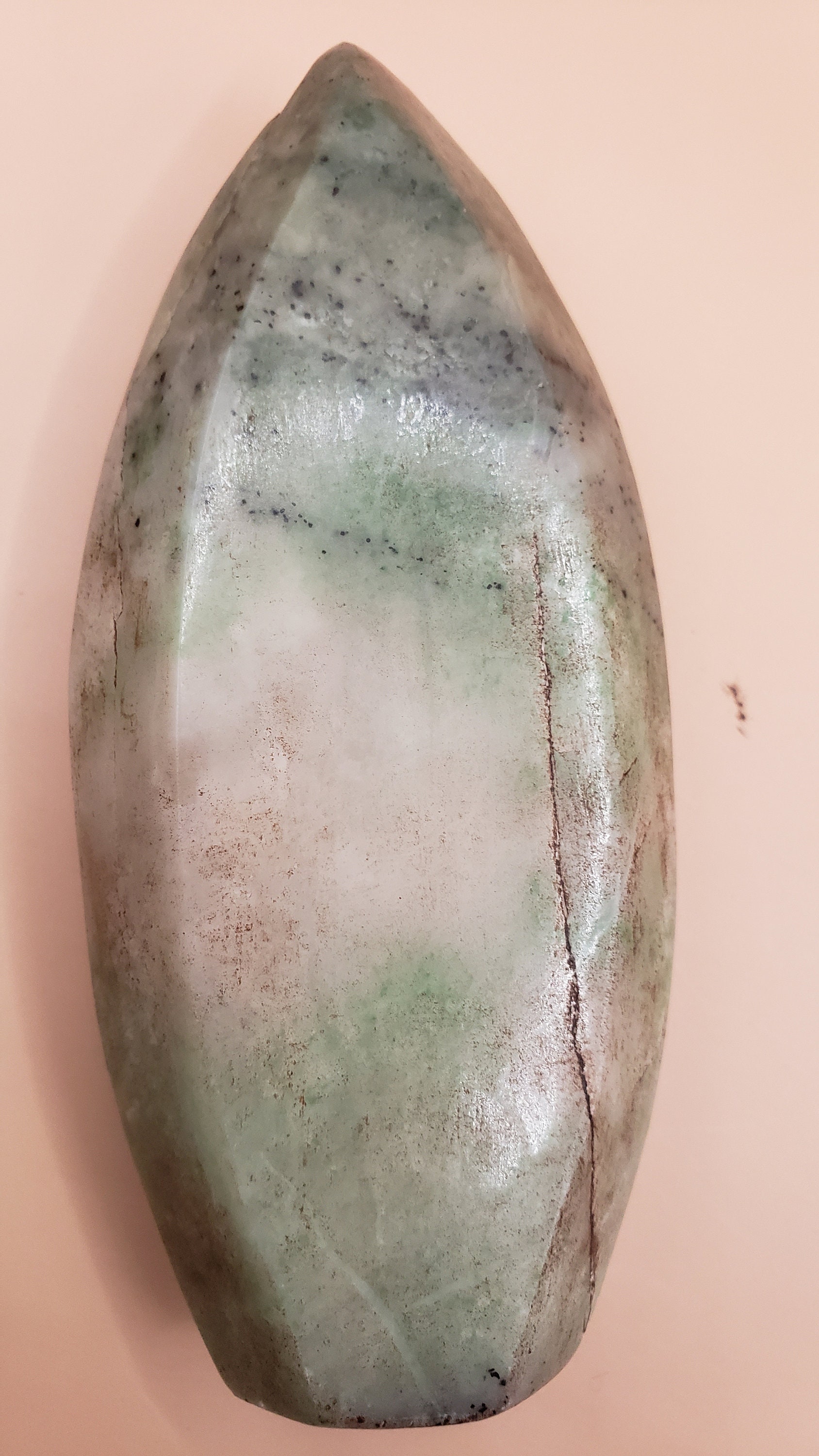 4.41 Tall Green Moonstone Freeform Crystal Home Decoration Feminine ...