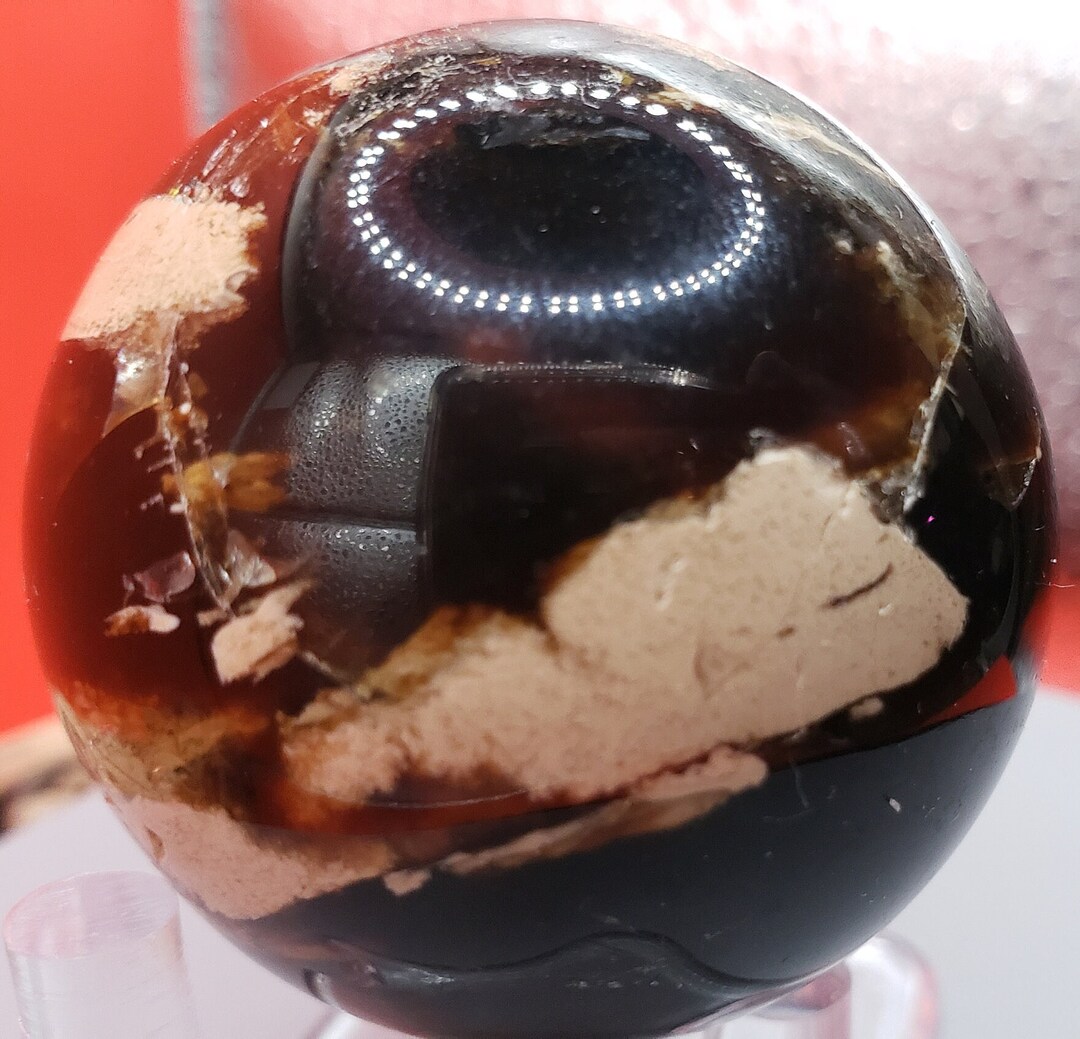 UV Reactive Blue Tree Fossilized Resin Sphere - Etsy