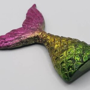 Bismuth Mermaid Tail Crystal - Iridescent Ocean Home Decor - Etsy