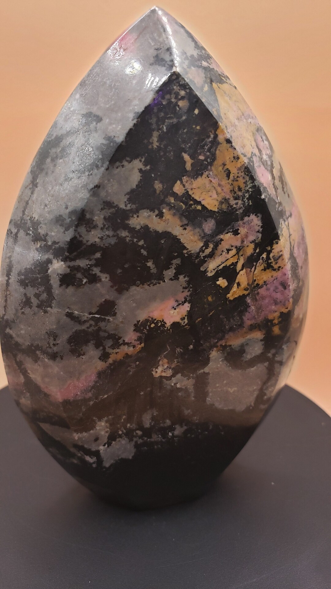 4.55 Tall Rhodonite Freeform Crystal Home Decoration Boho Design Rescue ...