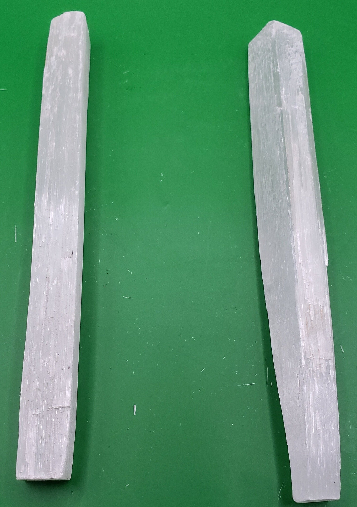 One 1 Raw Selenite Stick White Gypsum Jewelry Making Aura - Etsy