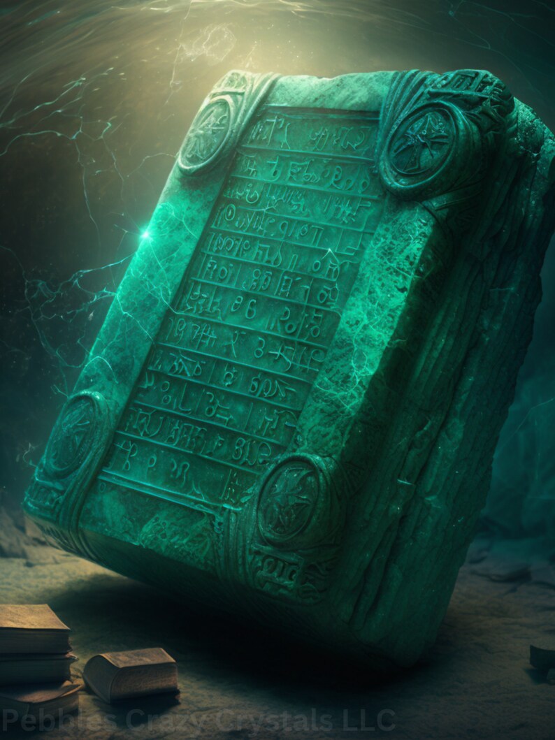 Ai-generated Interpretation of the Emerald Tablets of Thoth Digital ...