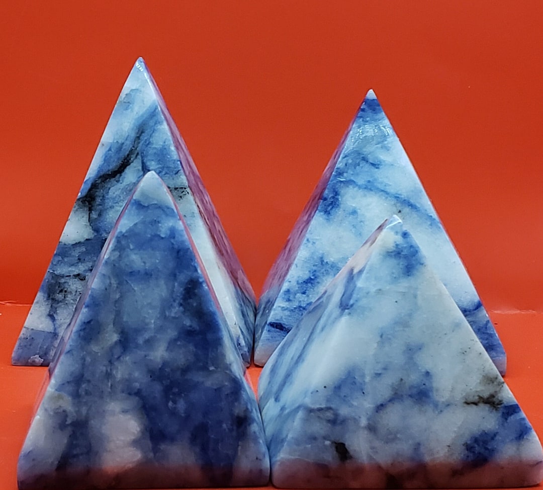 One 1 Afghanite Pyramid Crown Third Eye Chakra Mental Enhancement ...