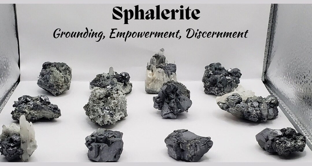 One (1) Sphalerite Specimen Grounding Empowerment Discernment Crystal ...