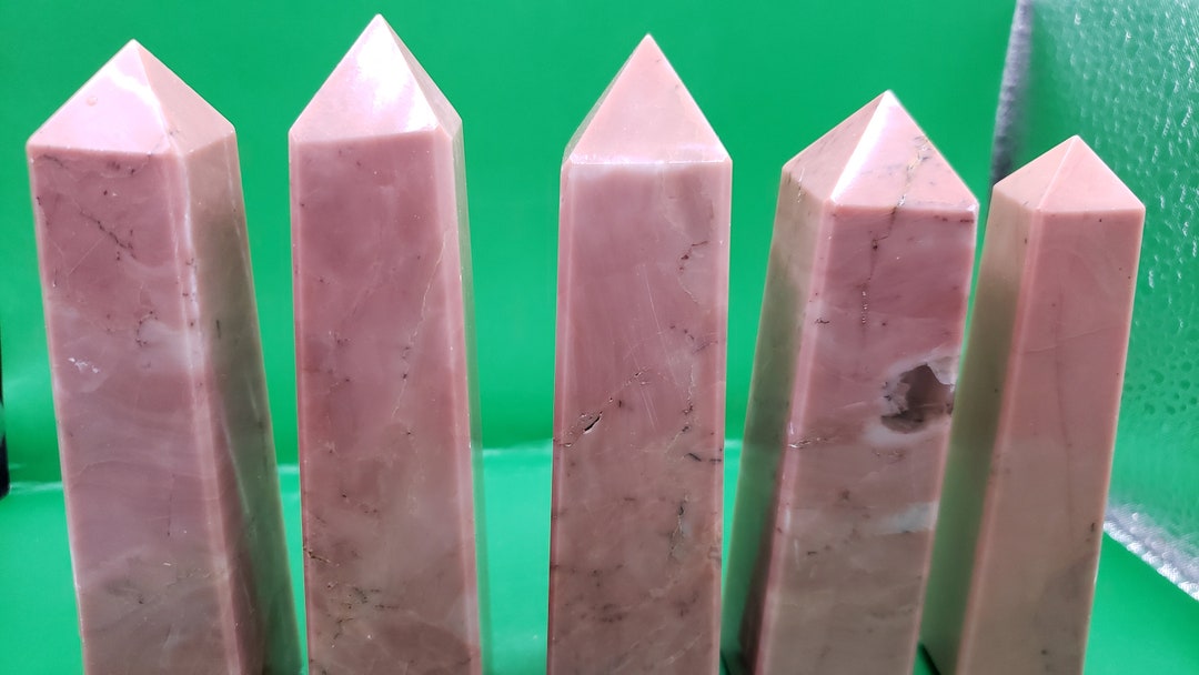 One (1) Camel Jasper Tower Crystal Home Décor Feng Shui Placement Calm ...