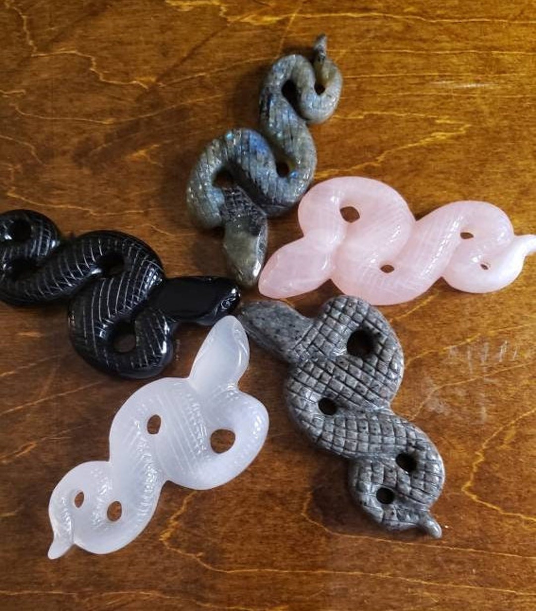 One 1 Crystal Snakes Crystal Snakes Gift for Snake Lovers Gift for Goth ...