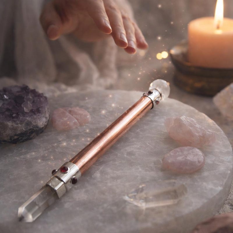 Copper Crystal Scepter - Etsy