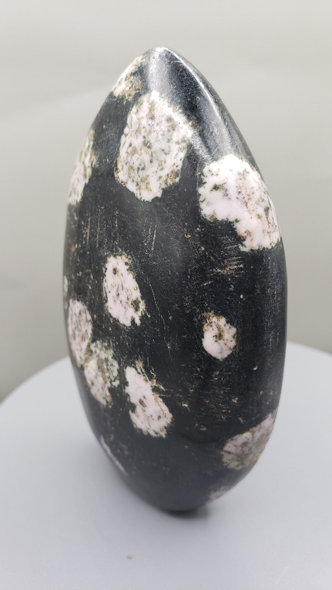 Himalayan Pink Snowflake Obsidian Freeform - Root Heart Chakra Crystal ...