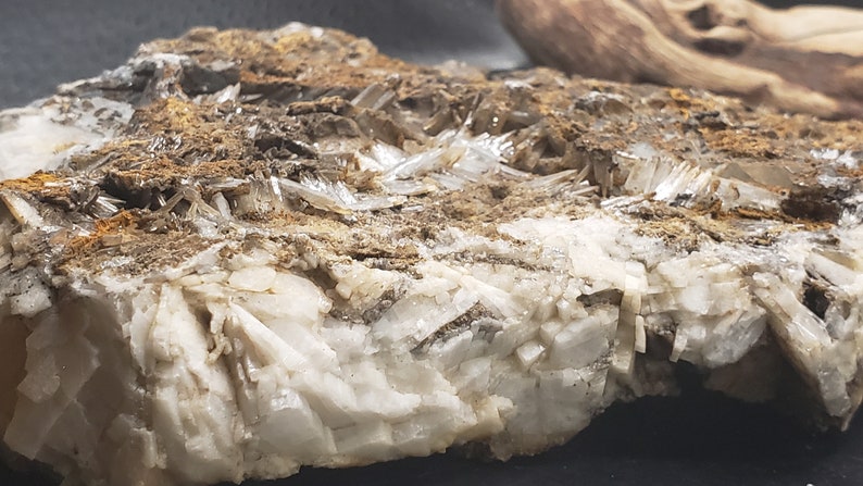 Bladed Barite Cluster With Golden Matrix, High-vibration Collector ...