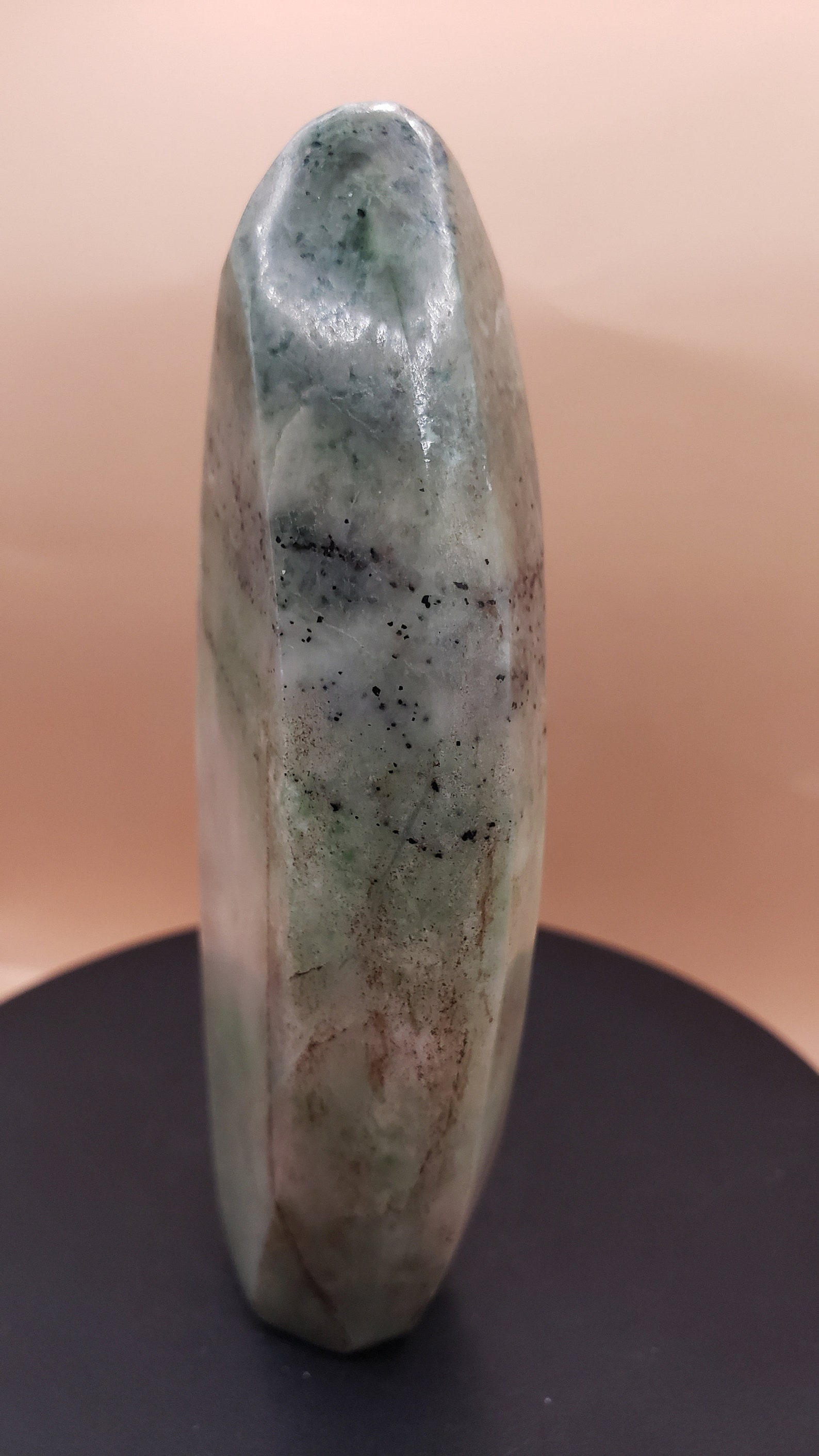 4.41" Tall Green Moonstone Freeform Crystal Home Decoration Feminine ...