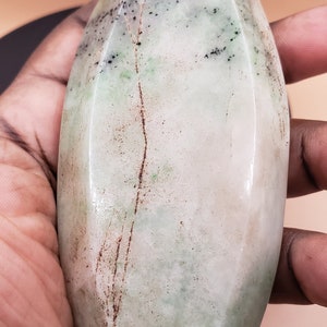 4.41" Tall Green Moonstone Freeform Crystal Home Decoration Feminine ...