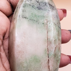 4.41" Tall Green Moonstone Freeform Crystal Home Decoration Feminine ...