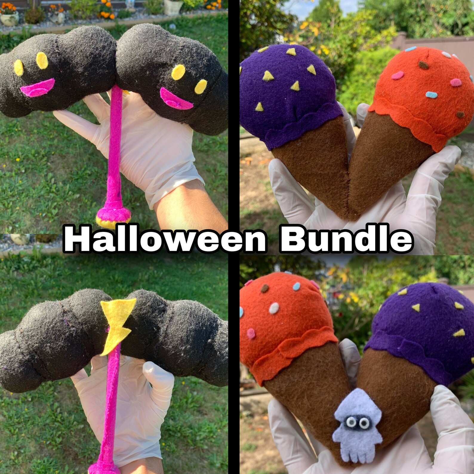 Mario Kart Inspired Glider Plushies Bundle Handsewn - Etsy