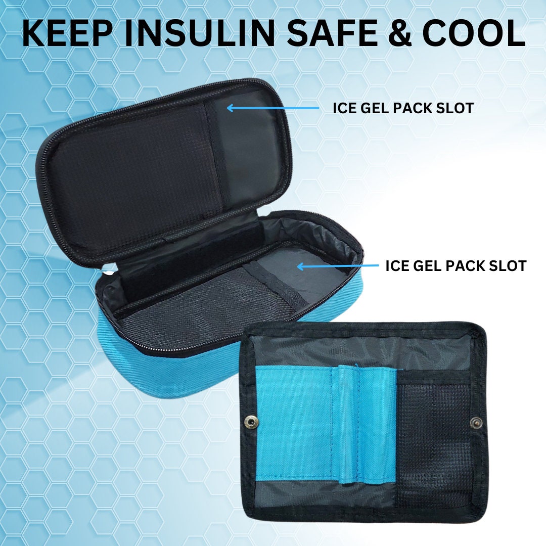 Outer Woods Insulated Insulin Cooler Travel Pouch Insulin Cooler Carry ...