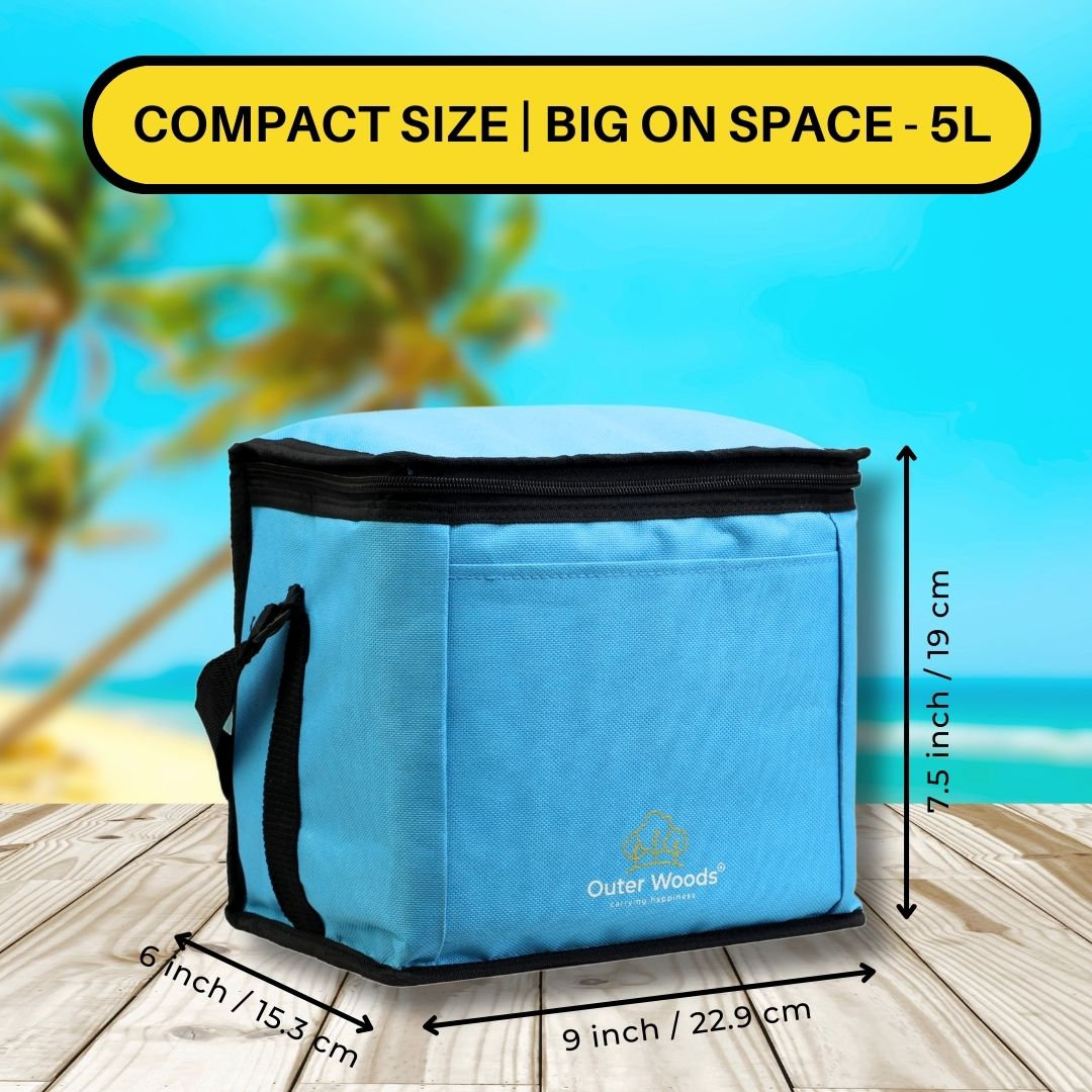 Outer Woods Insulated Beer Can Cooler Bag Fits 6 X 500ml Beer Cans ...