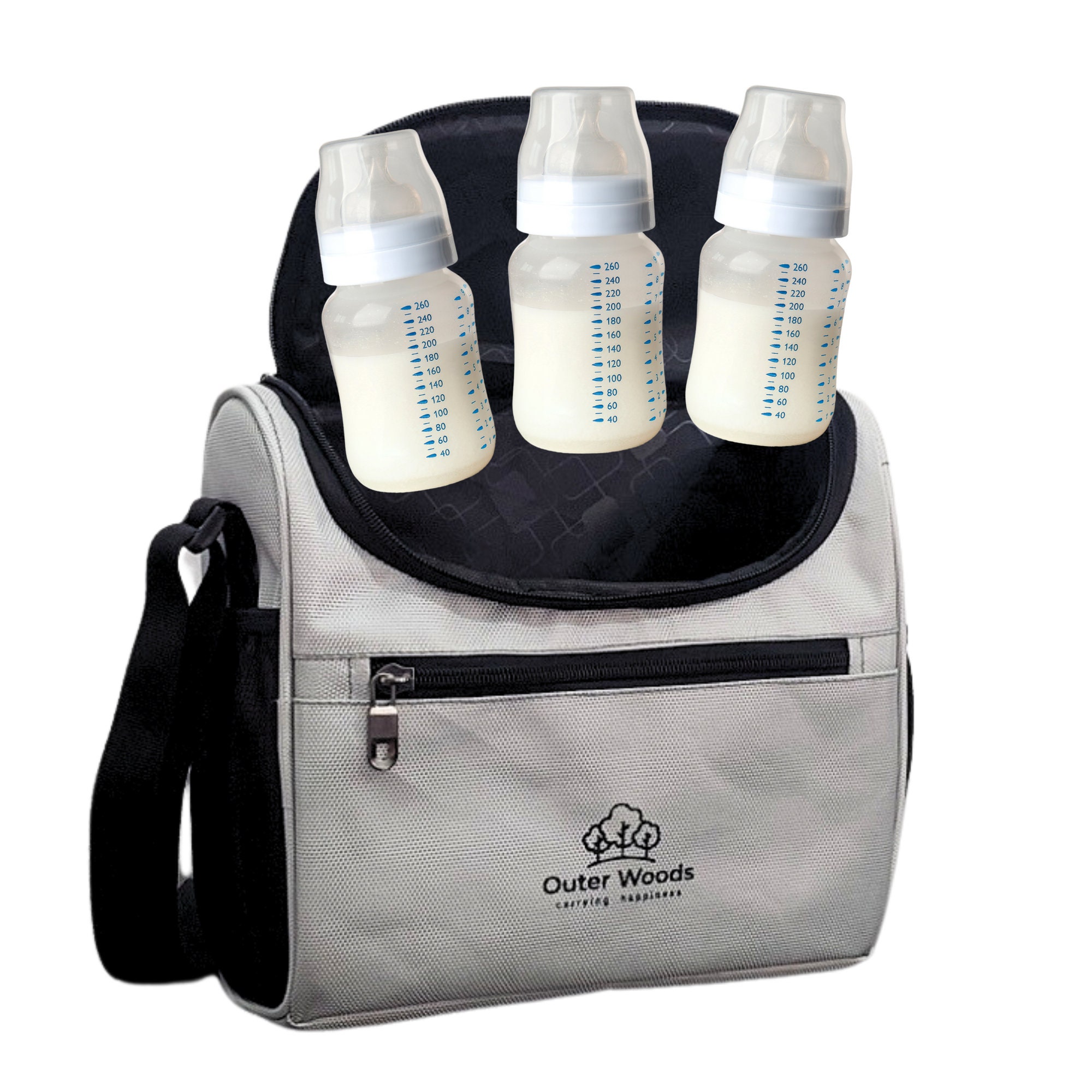 Outer Woods Insulated Breast Milk Cooler Bag With 4 Units of Ice Gel ...