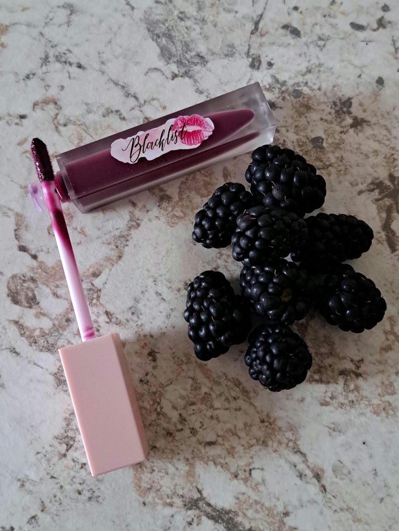 Plum Berry Matte Lipstick for Dark Skin | Bold Purple Lip Color Long ...