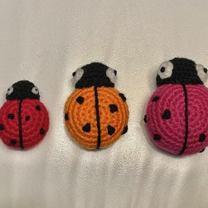 Ladybug - Amigurumi (crochet) PDF Pattern - 3 Sizes Included - Etsy