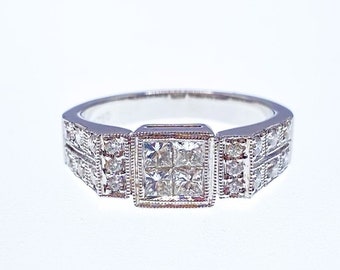 Invisible Set Ring - Etsy