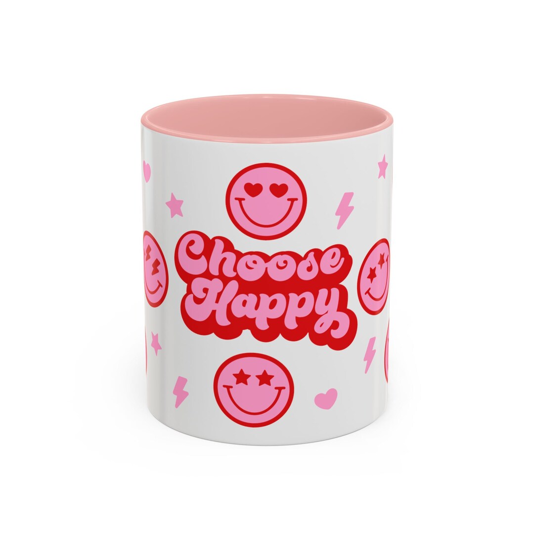 Choose Happy 15oz Accent Coffee Mug15oz - Etsy