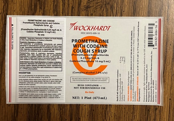 Wockhardt Labels Cough Syrup Actavis Multi-layer Folding | Etsy