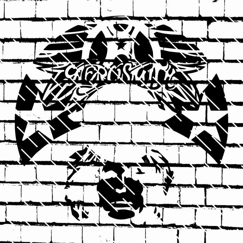 Aerosmith - Laser Cut Vinyl LP Record Template (FILES INCLUDED: Psd, Ai ...