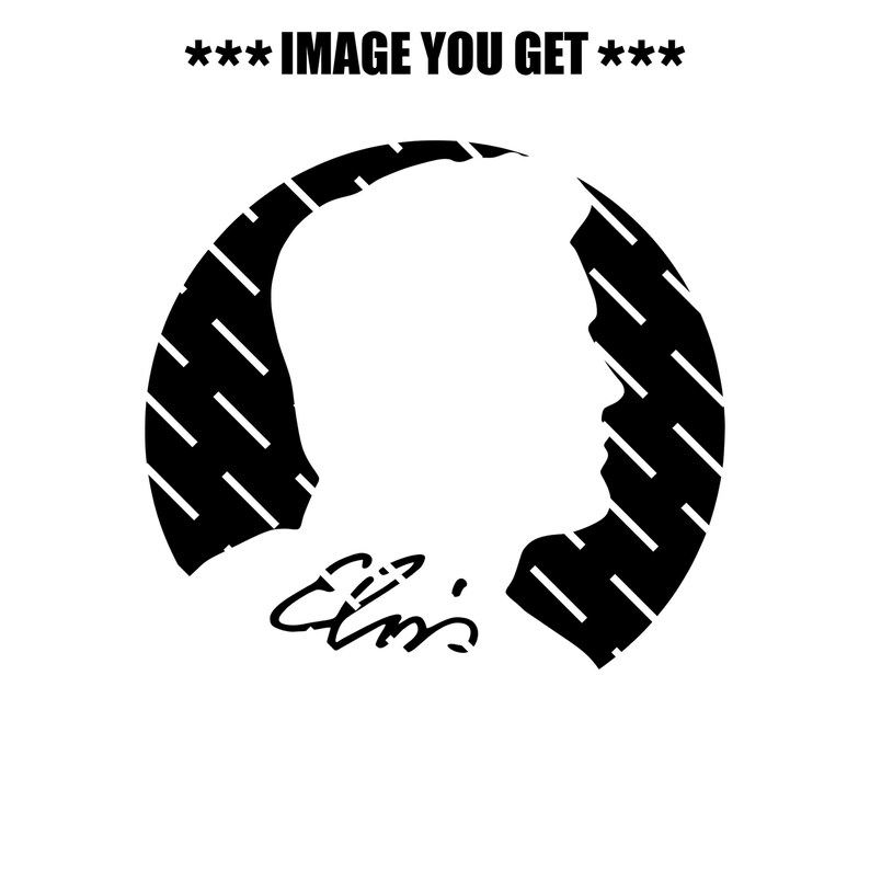 Elvis - Elvis Presley - Laser Cut Vinyl LP Record Template (FILES ...