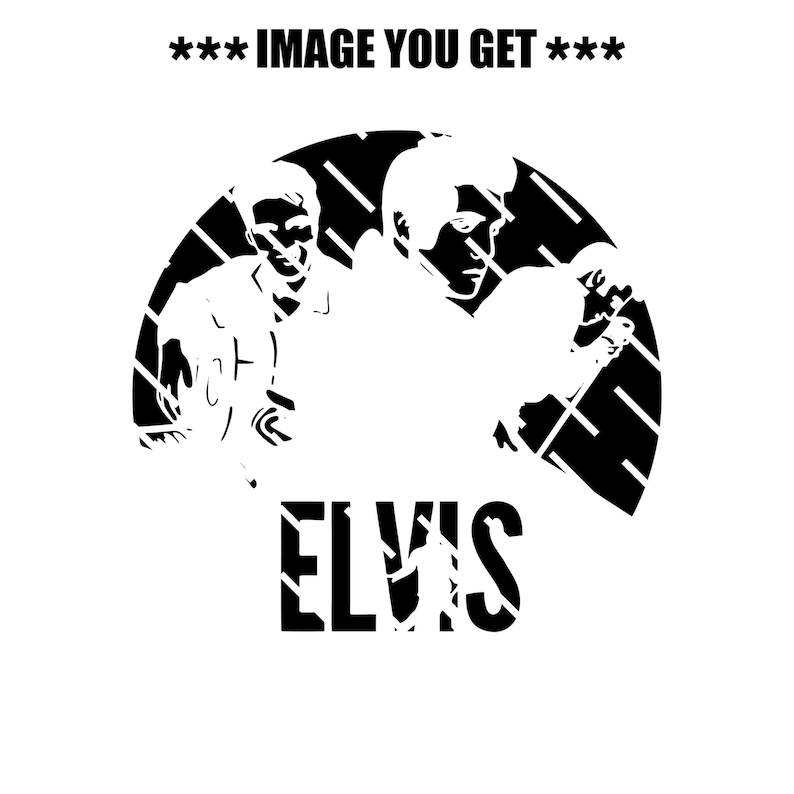 Elvis Elvis Presley Laser Cut Vinyl LP Record Template FILES INCLUDED ...