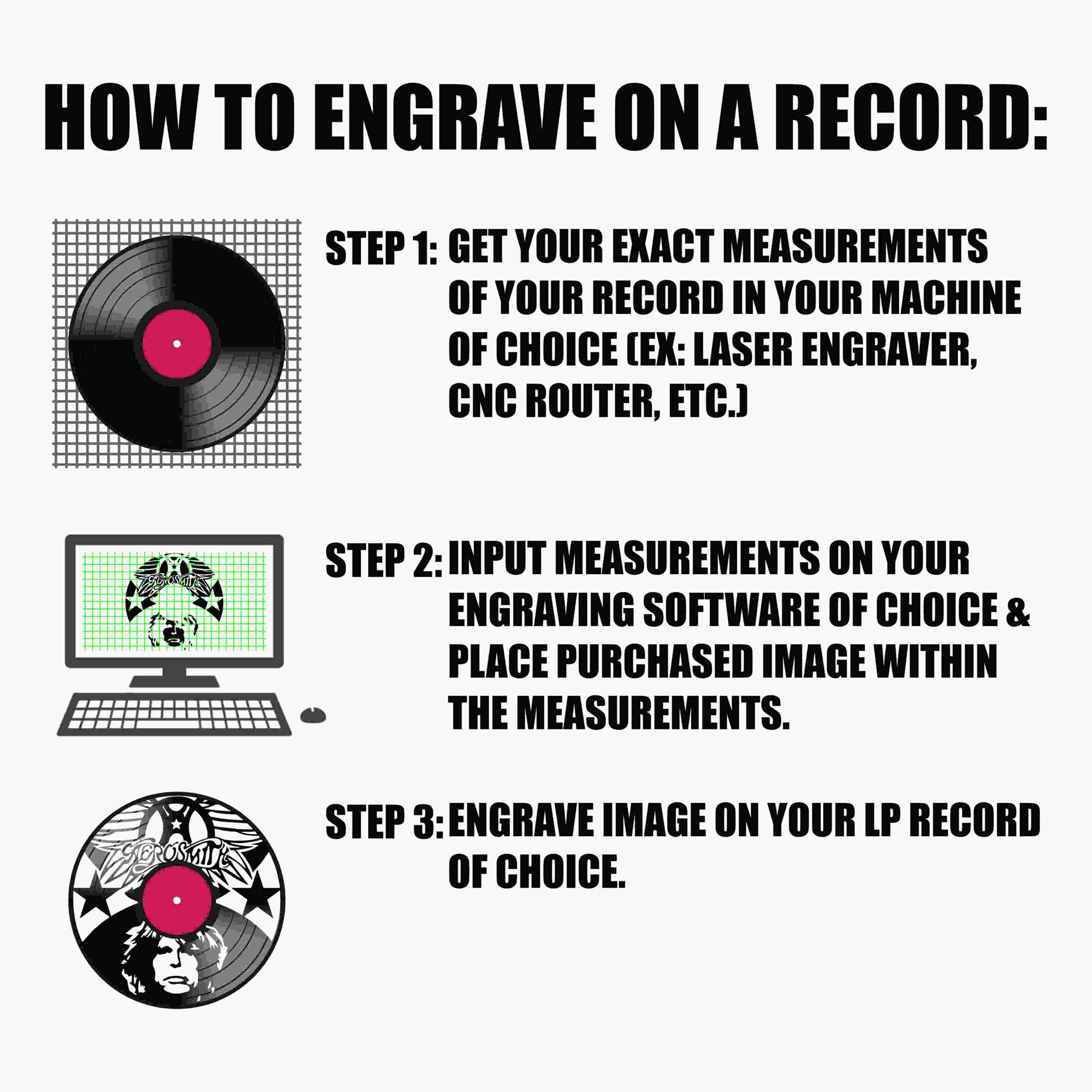 Beatles - Laser Cut Vinyl LP Record Template (FILES INCLUDED: Psd, Ai ...