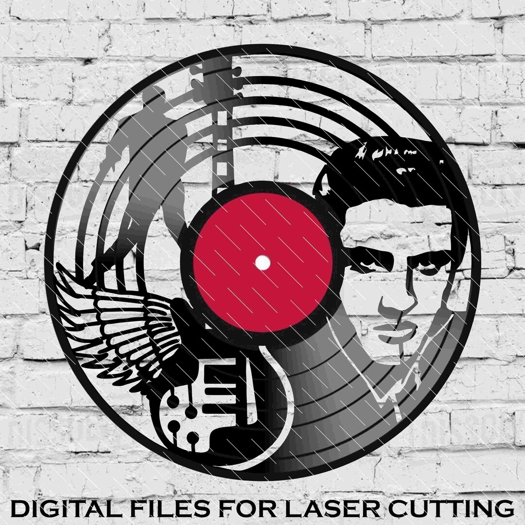 Elvis - Elvis Presley - Laser Cut Vinyl LP Record Template (FILES ...