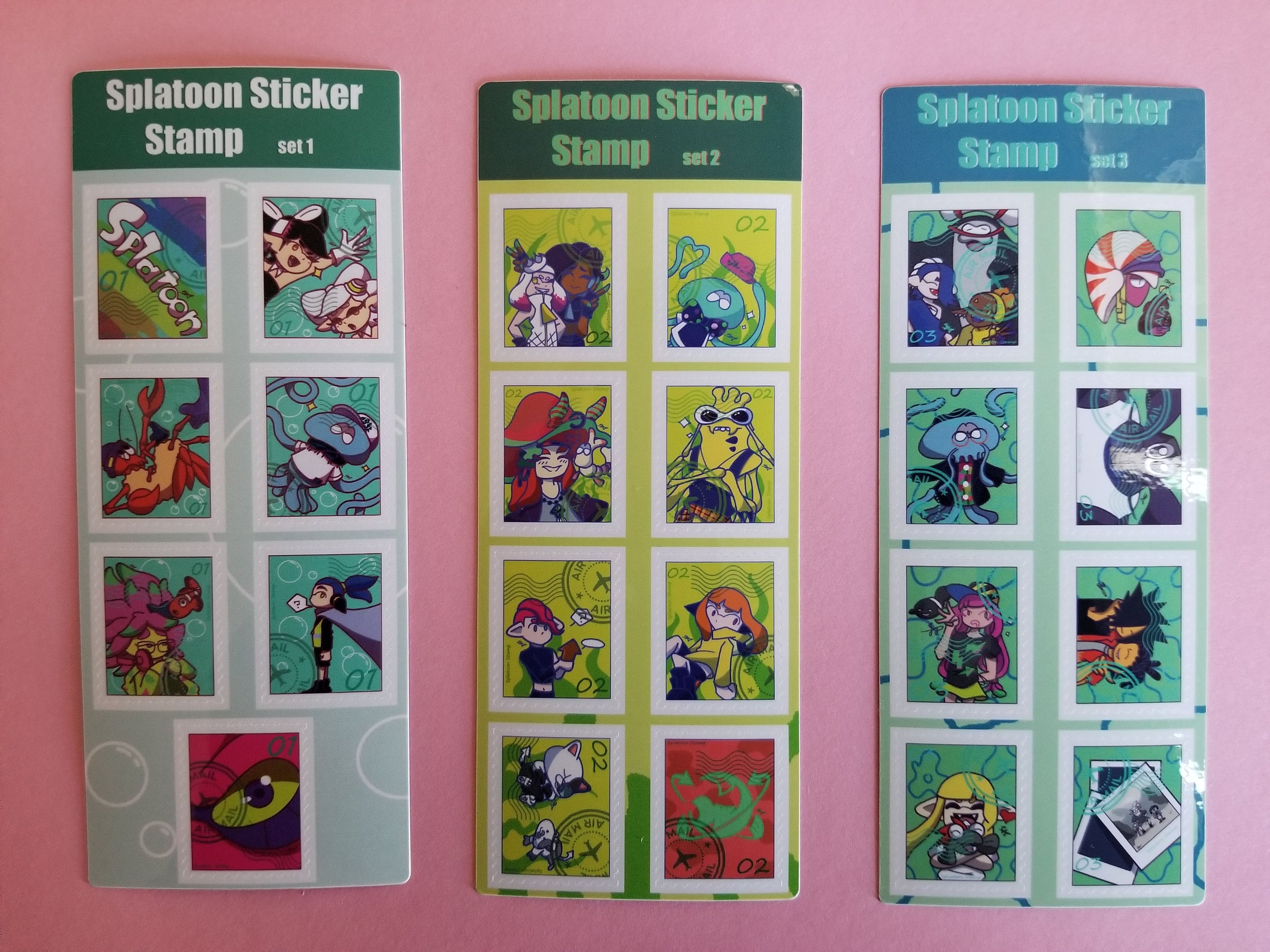 Splatoon Sticker Stamp Sheets - Etsy