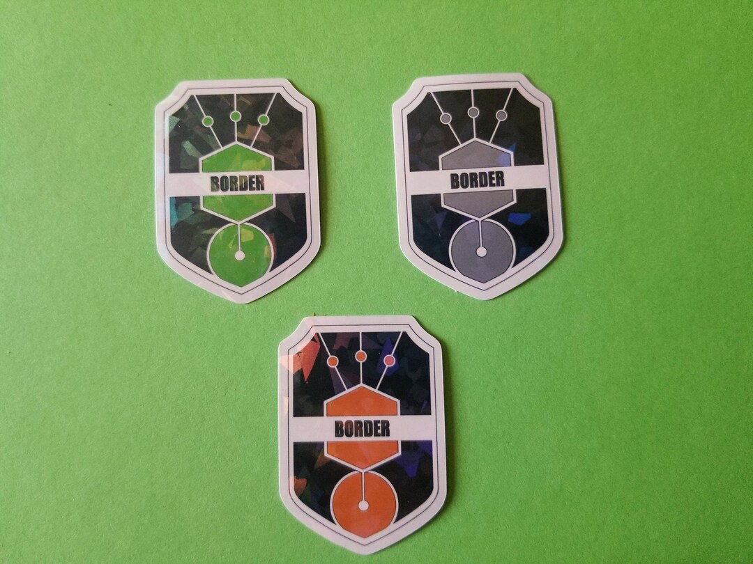 World Trigger Border Stickers Holo - Etsy