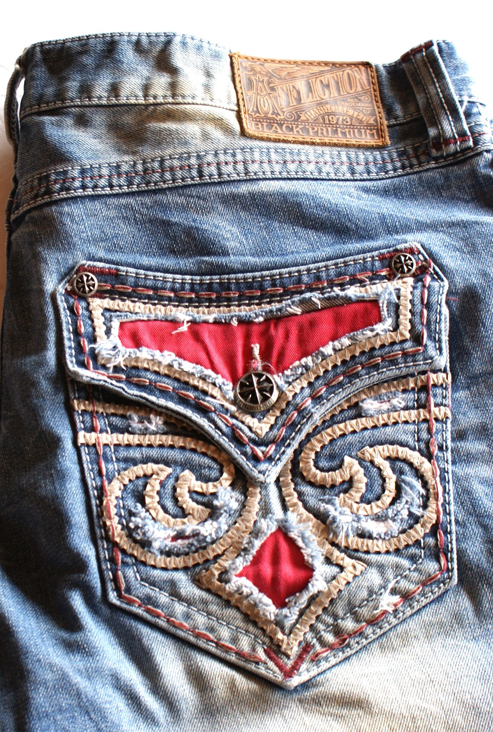 Affliction Designer Shorts for Men, FACTORY DISTRESSED, W36 - Etsy