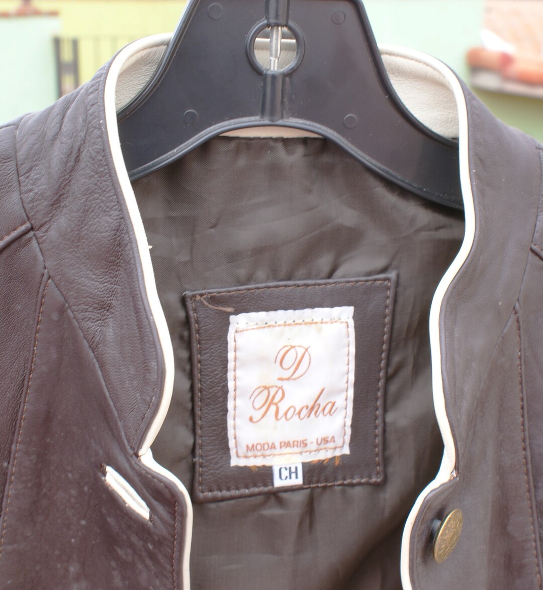 Simone Rocha Paris, Designer Leather Jacket for Ladies, Size Small - Etsy