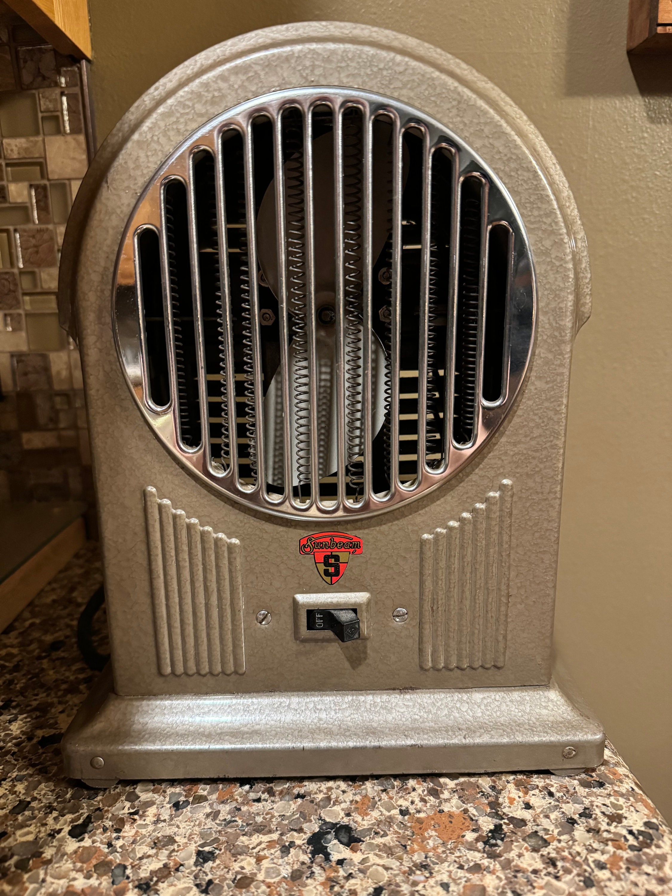 1930s Sunbeam Art Deco Portable Space Heater Works Perfect - Etsy