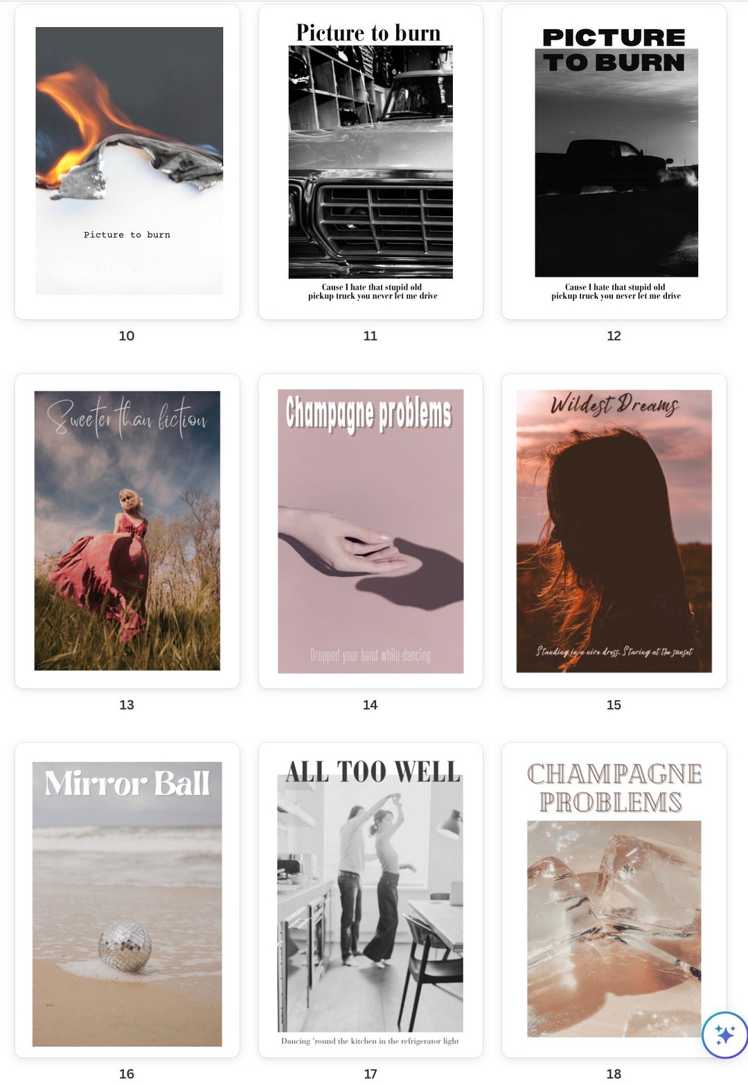 Taylor Swift Style Posters - Etsy