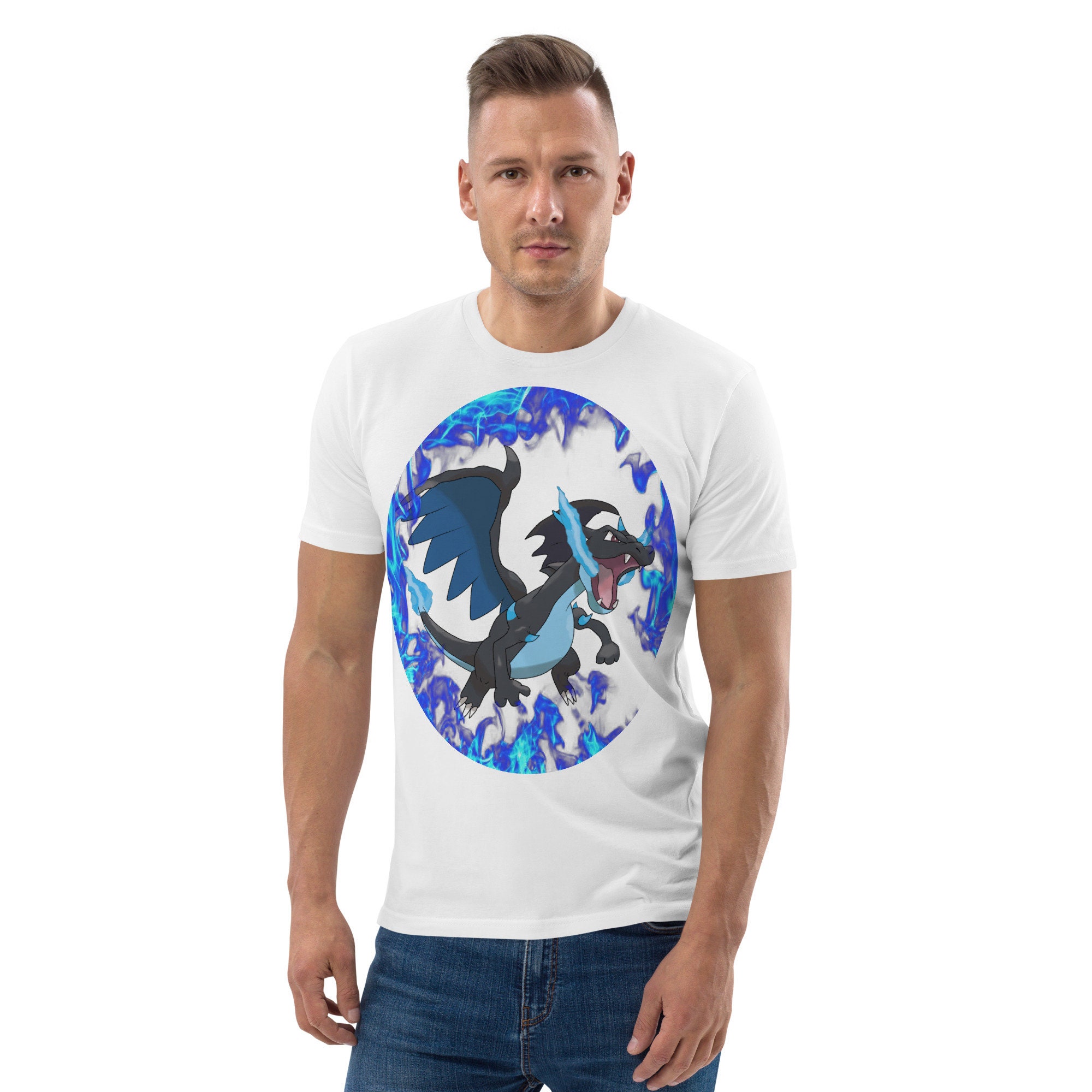 Mega Charizard X Unisex Organic Cotton T-shirt - Etsy