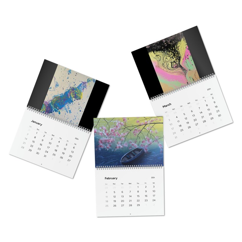 Standard Wall Calendar (2024) - Etsy